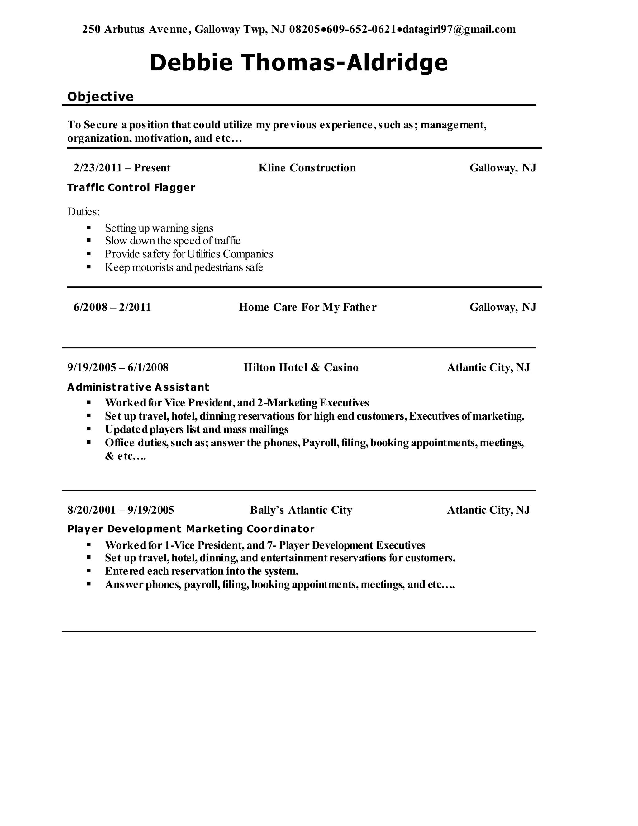 My Resume | DOCX