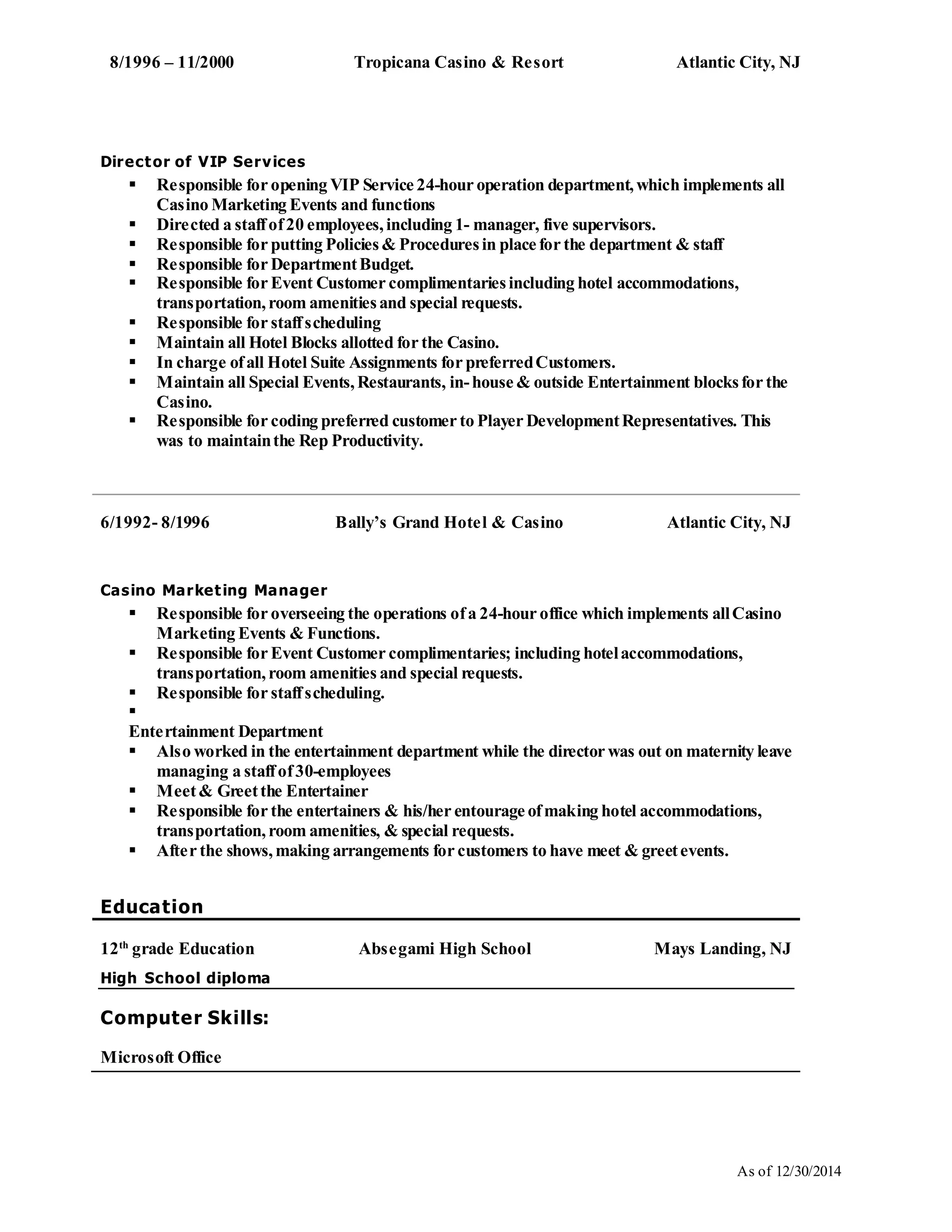 My Resume | DOCX