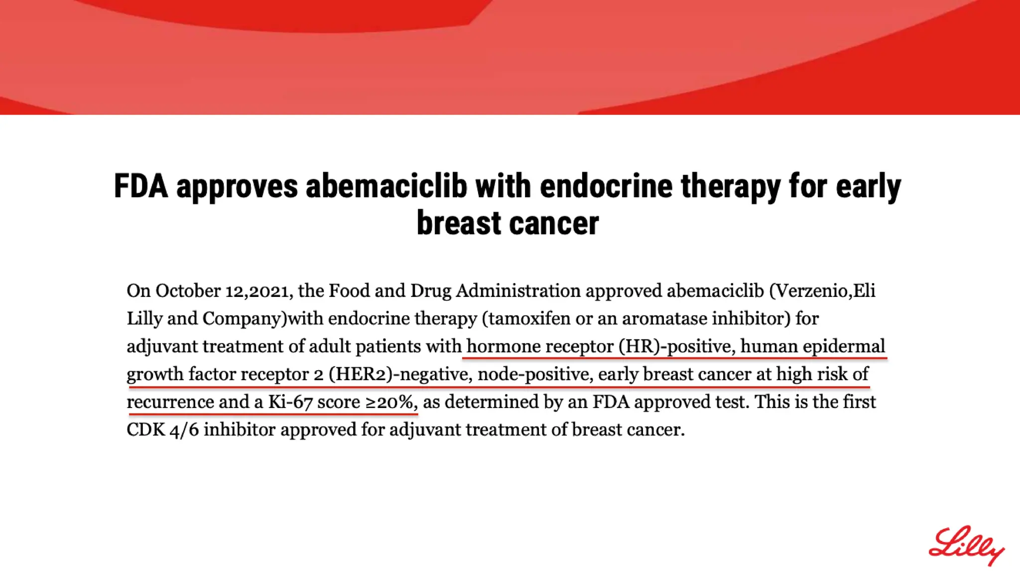 adjuvant Abemaciclib in High risk HR+ EBC | PPTX