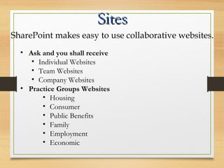 Sharepoint Presentation | PPT