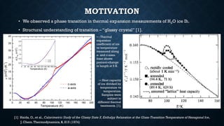 Thermal Expansion of Ice (APS March Meeting 2015) | PPT