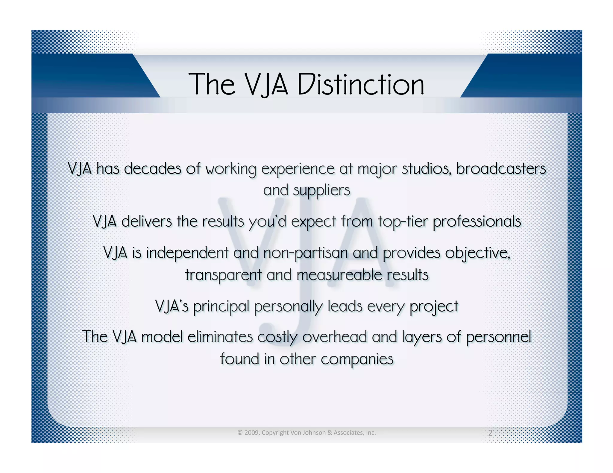 VJA Presentation | PDF