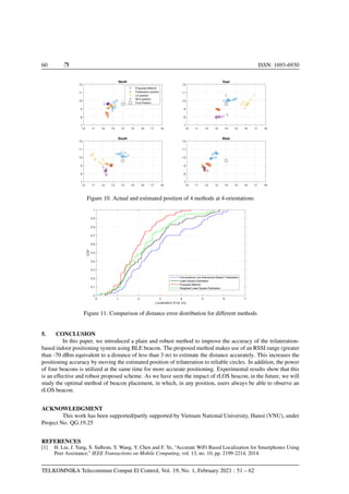 Smartphone indoor positioning based on enhanced BLE beacon multi-lateration | PDF