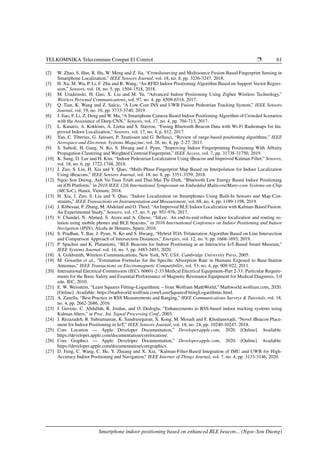 Smartphone indoor positioning based on enhanced BLE beacon multi ...