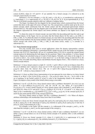 Fuzzy formal concept analysis: Approaches, applications and issues | PDF