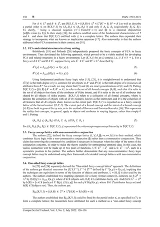 Fuzzy formal concept analysis: Approaches, applications and issues | PDF