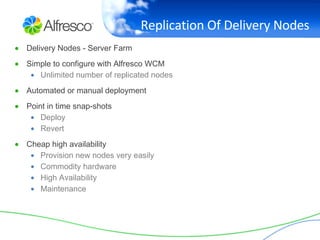 Alfresco WCM For High Scalability | PPT