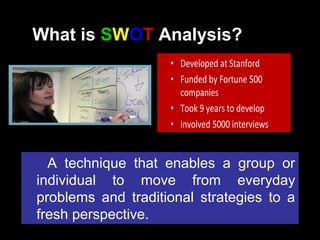 SWOT analysis 7-12-15 | PPT | Business Administration | Business