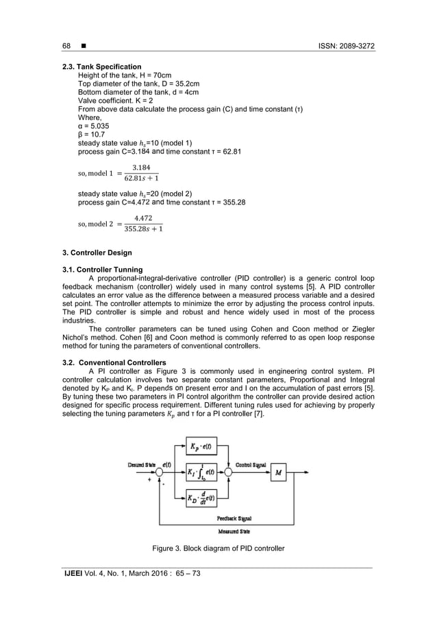 Soft Computing Technique And Conventional Controller For Conical Tank Level Control Pdf