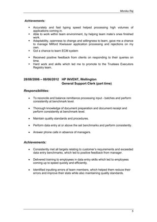 Resume_Monika_Raj | PDF