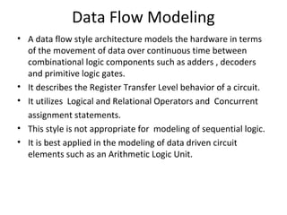 Data Flow Modeling | PPT