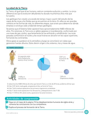072 089 se ciencias sociales 4 und-3_evolucion y primeros pobladores | PDF