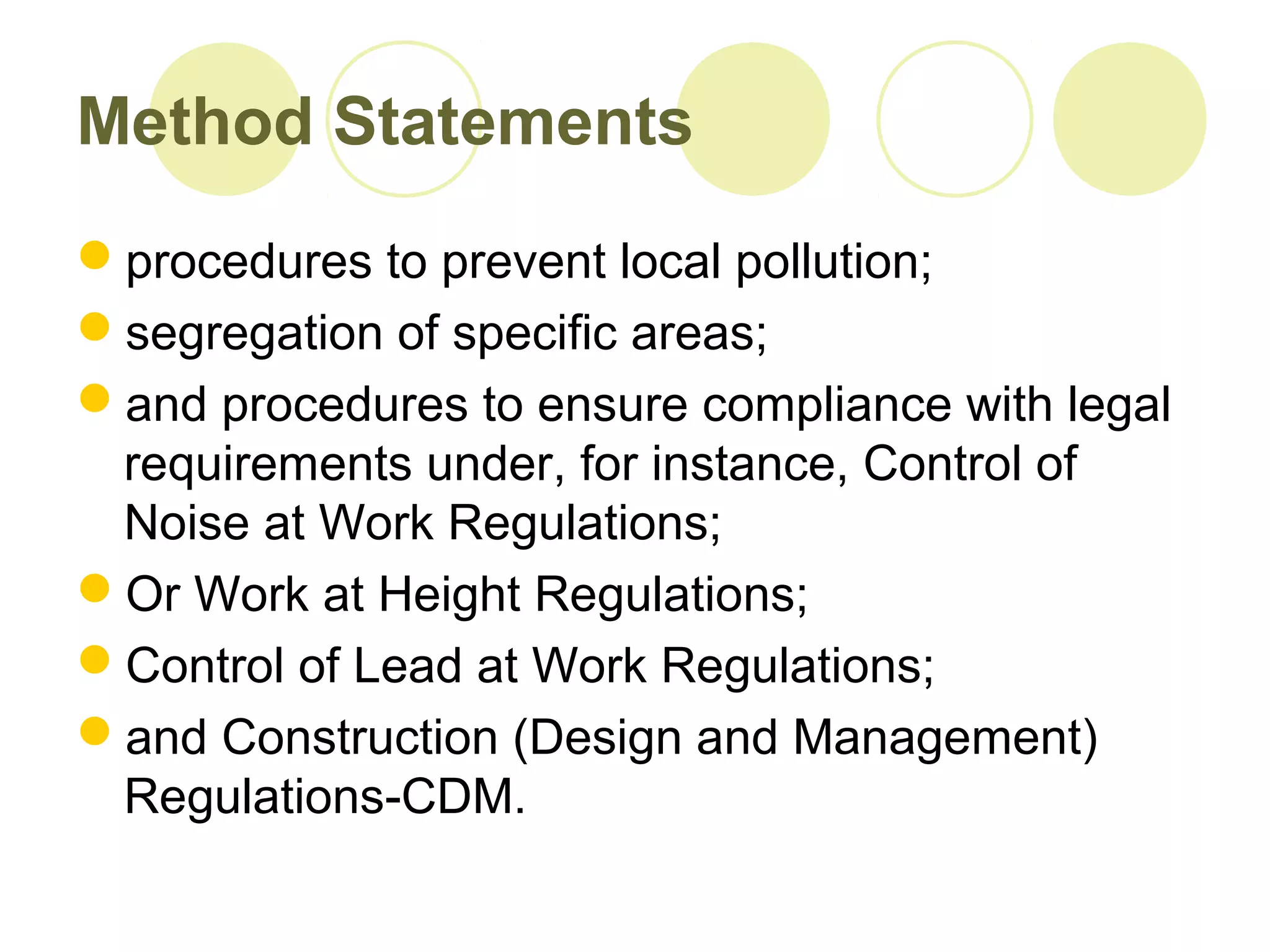 072 Method Statement | PPT