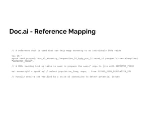 Accelerating Genomics SNPs Processing and Interpretation with Apache Spark | PPT