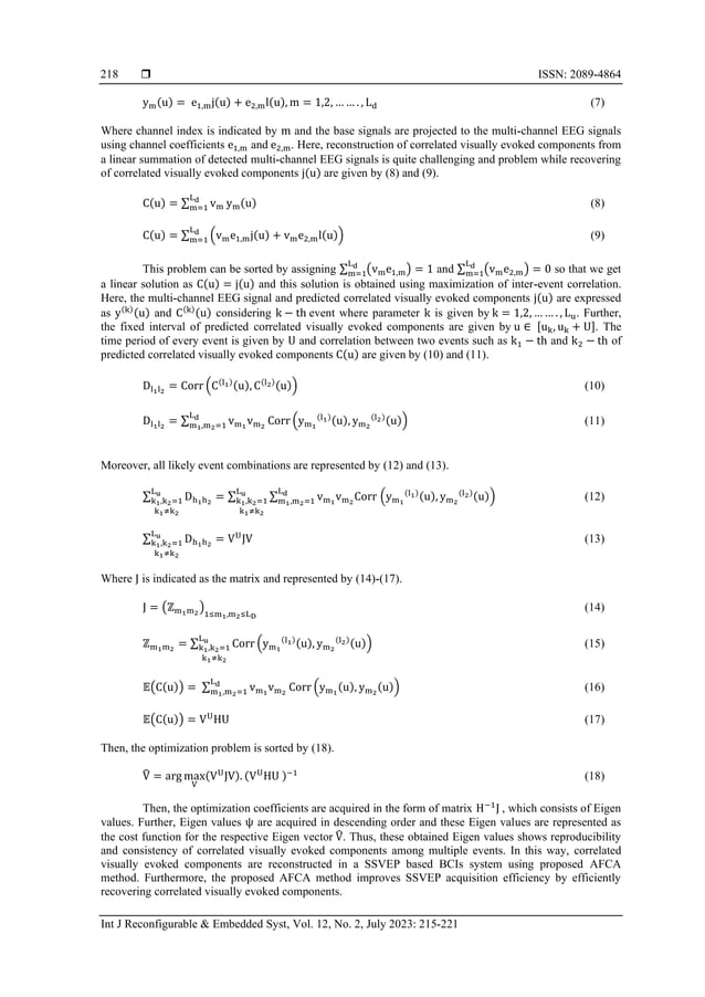 Adaptive filters based efficient EEG classification for steady state visually evoked potential ...