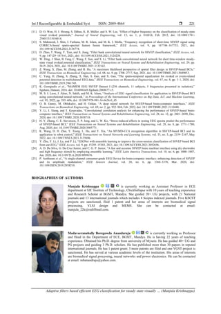 Adaptive filters based efficient EEG classification for steady state visually evoked potential ...