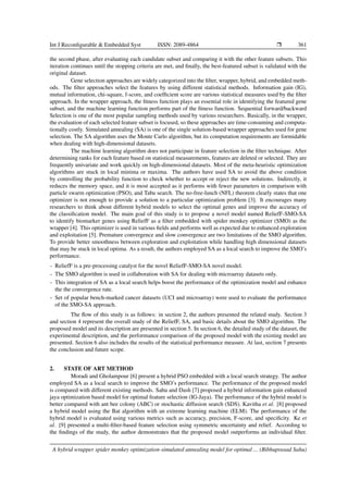 A hybrid wrapper spider monkey optimization-simulated annealing model for optimal feature ...