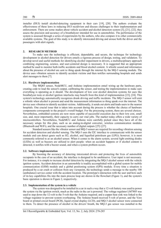 Design and implementation of an alcohol detection driver system | PDF