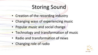 Audio and the Golden Age of Radio | PPT | History | Genres