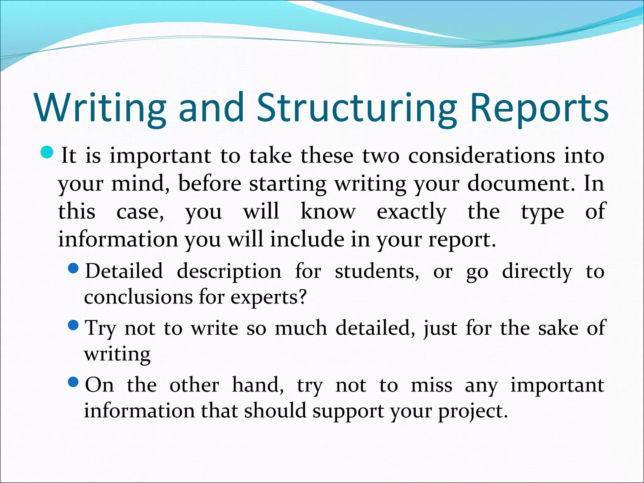 how to write your project documentation | PPT