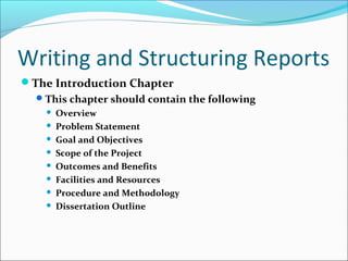 how to write your project documentation | PPT