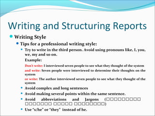 how to write your project documentation | PPT