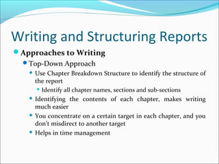 how to write your project documentation | PPT