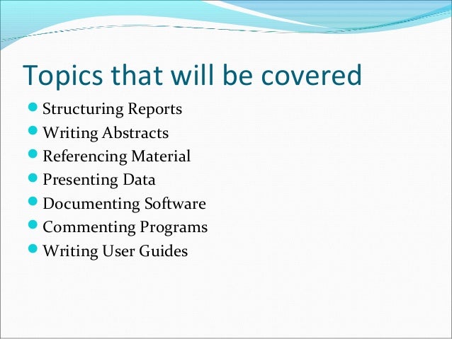 how to write your project documentation