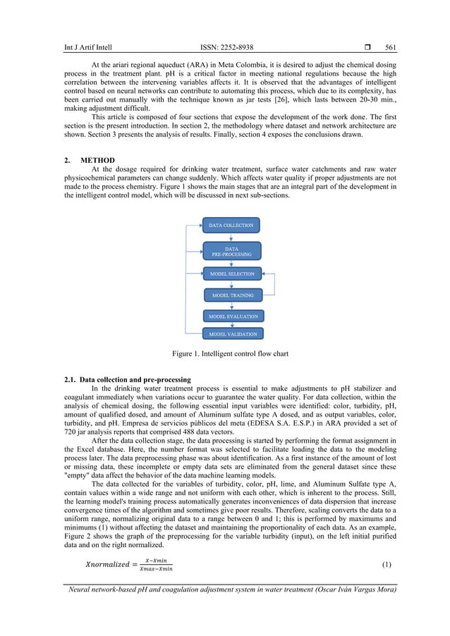 Neural network-based pH and coagulation adjustment system in water treatment | PDF