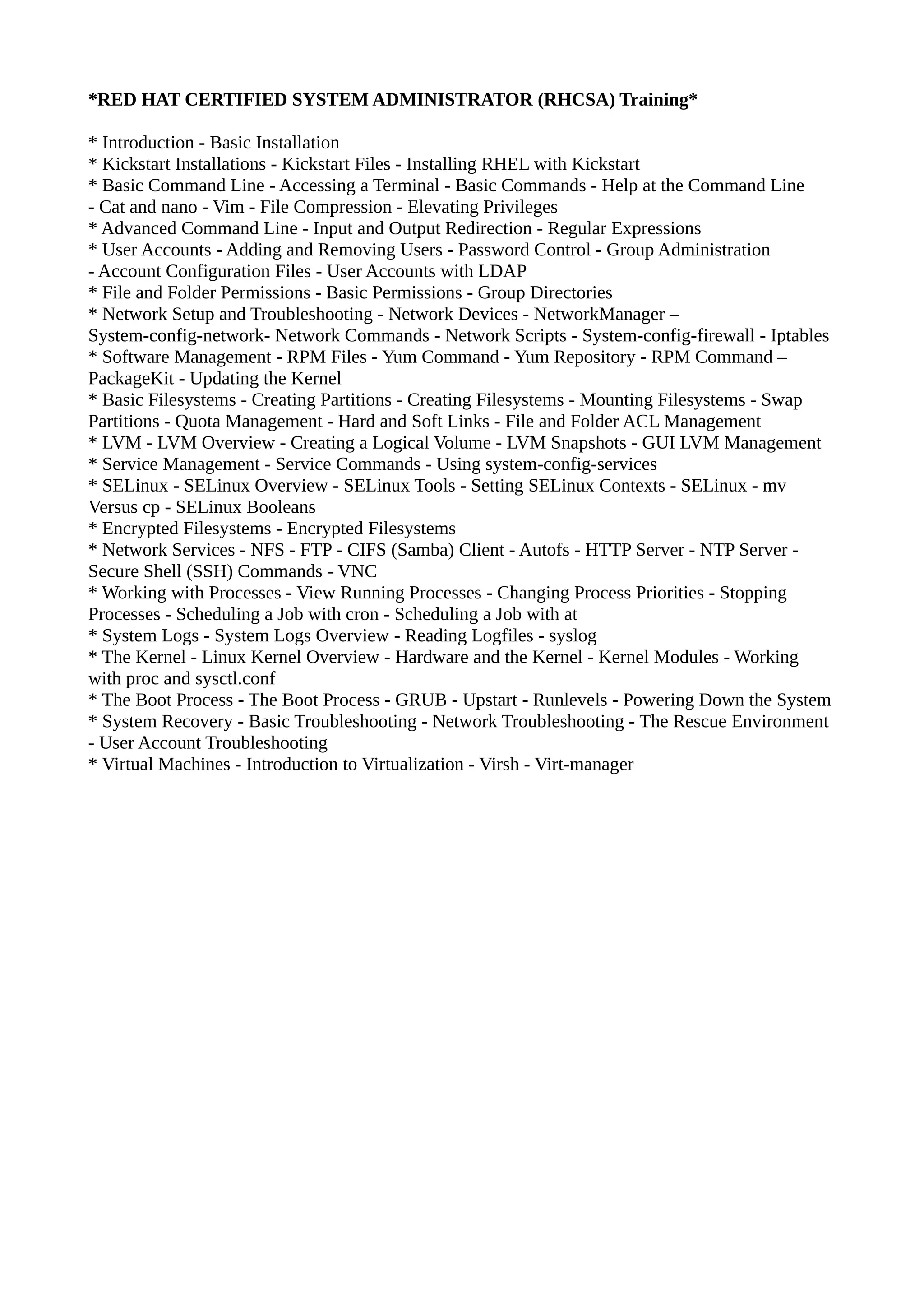 RHCSA | PDF