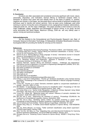 Review on Opinion Mining for Fully Fledged System | PDF | Social ...