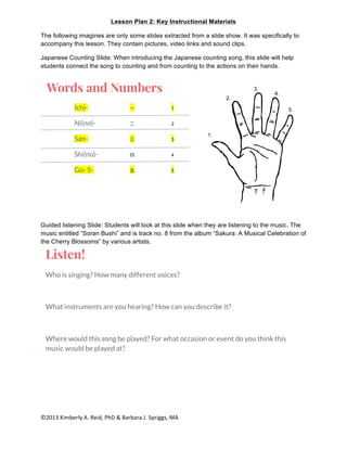 PA_edTPA_Task 1_Part C_Instructional_Materials | PDF | Music ...