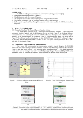 LED-Lamp Design for Renewable Energy-Based DC House Application | PDF
