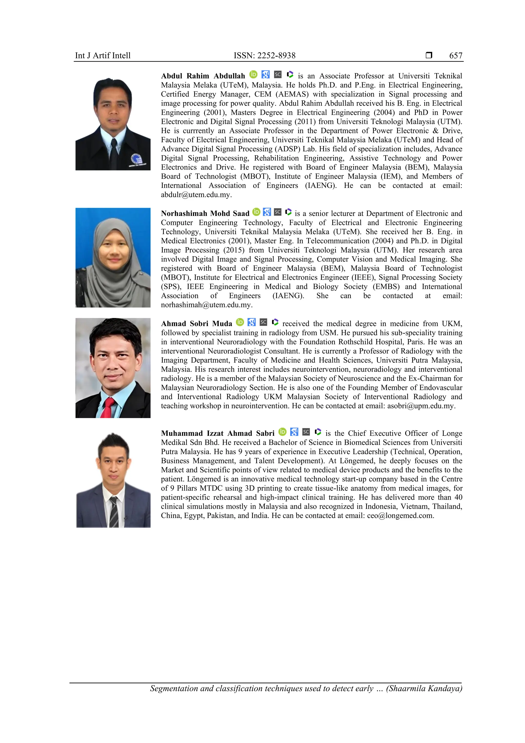 Segmentation and classification techniques used to detect early stroke diagnosis using brain ...