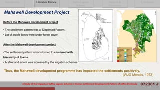 Impacts of Jaffna Lagoon Scheme | PPSX