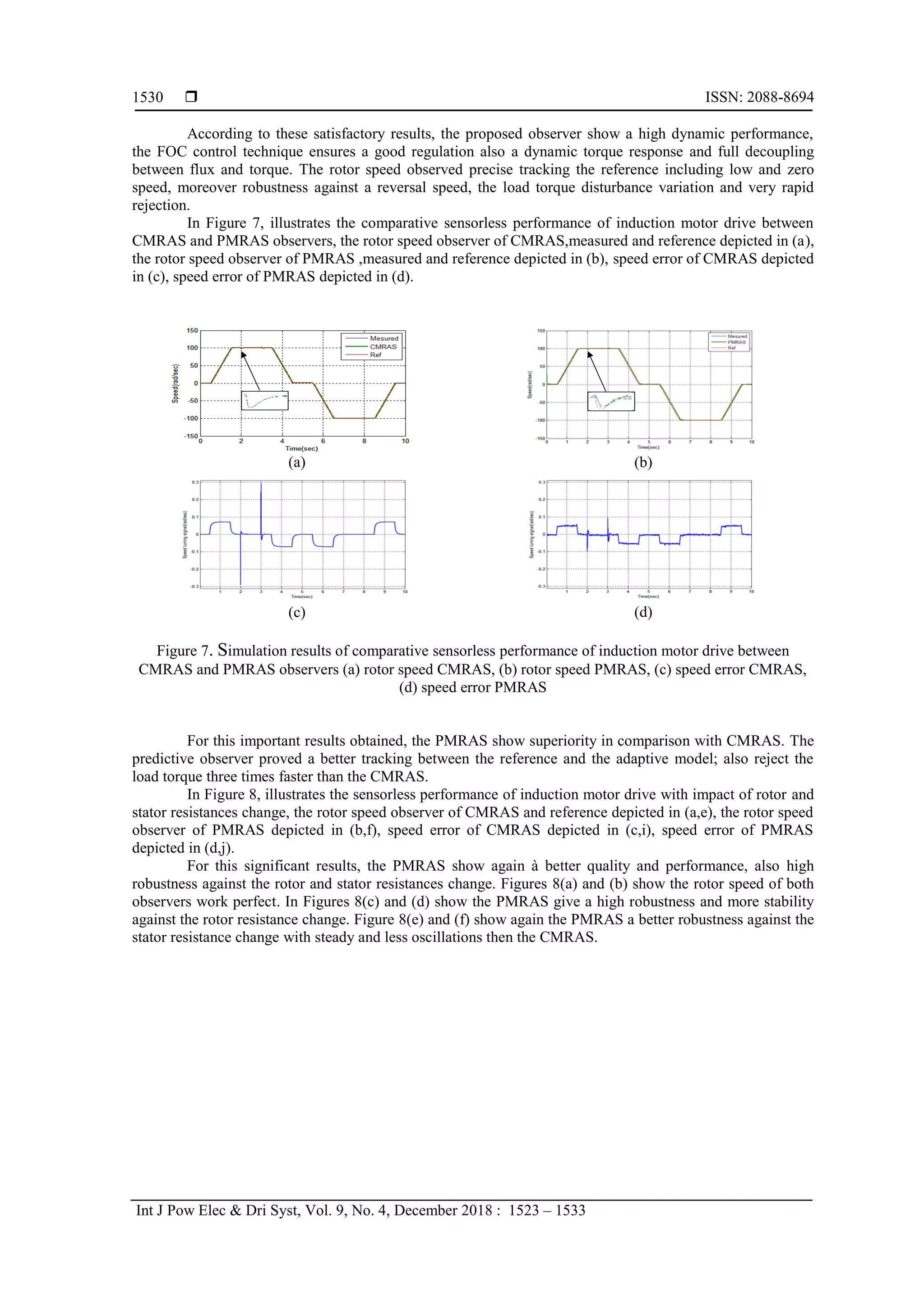 MRAS Speed Sensorless Vector Control of Induction Motor Drives using ...