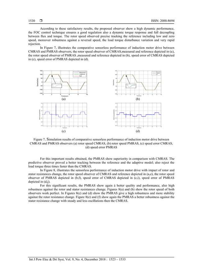 Mras Speed Sensorless Vector Control Of Induction Motor Drives Using Predictive Adaptation