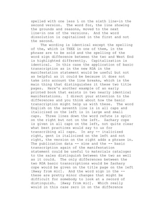 New Concepts: Representative Expressions and Manifestation Statements ...