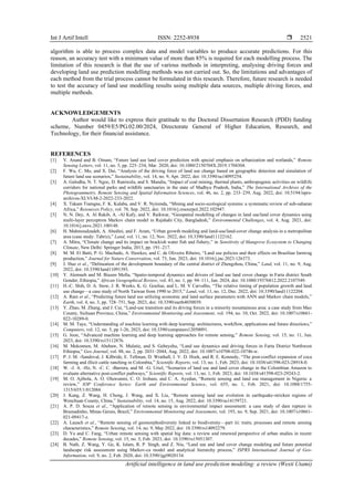 Artificial intelligence in land use prediction modeling: a review | PDF