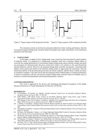 Adaptive Fuzzy Integral Sliding-Mode Regulator for Induction Motor Using Nonlinear Sliding ...