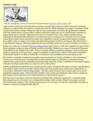 072712 usa ku klux klan runned government - swahili | PDF