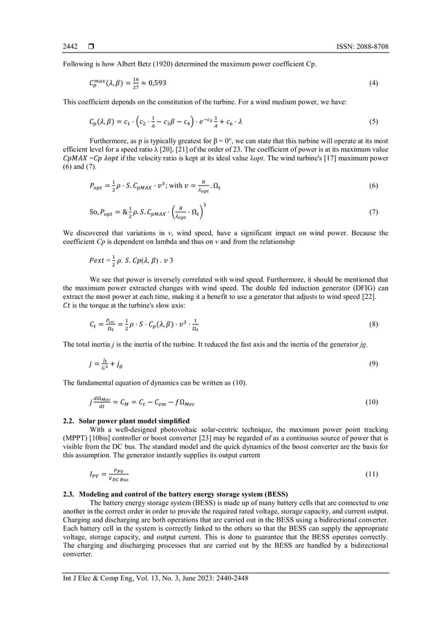 Modelling and simulation for energy management of a hybrid microgrid with droop controller | PDF