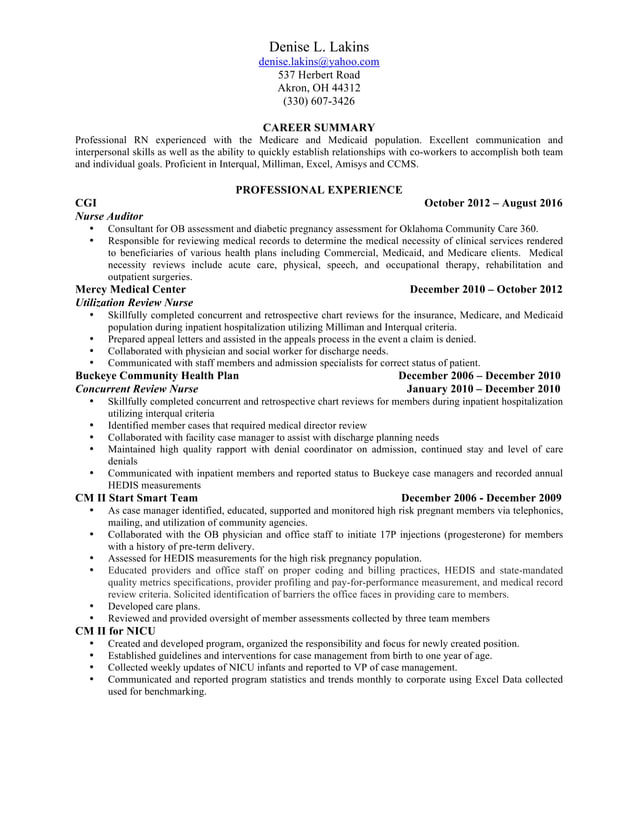 Denise Resume | PDF