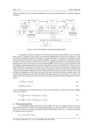 Power quality disturbance mitigation in grid connected photovoltaic distributed generation with ...
