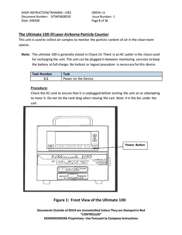 Technical Process Instruction Work Sample | PDF