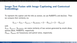 HCMUS at MediaEval 2020:Image-Text Fusion for Automatic News-Images Re-Matching | PDF | Web ...
