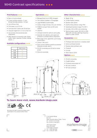 Markem_Imaje_9040_Contrast_DS_HQ_A1_S | PDF
