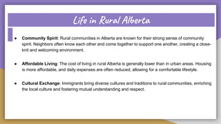 Settle in Alberta: Benefits of the Rural Renewal Stream | PPT