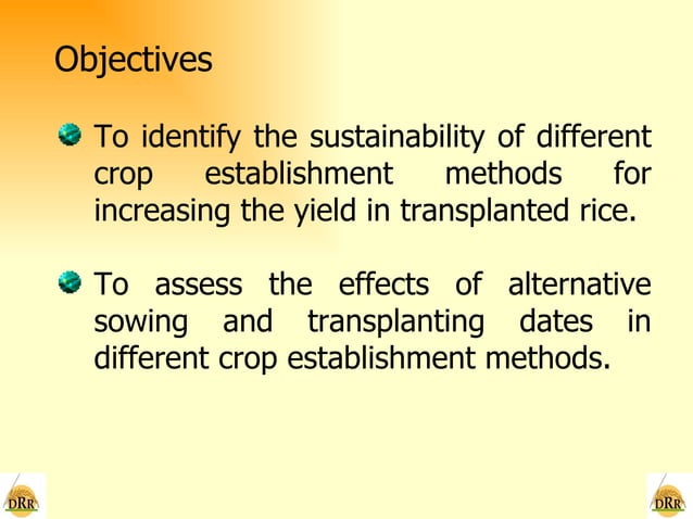 0733 System of Rice Intensification (SRI) and Integrated Crop ...