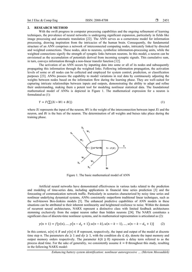 Enhancing battery system identification: nonlinear autoregressive modeling for Li-ion batteries ...